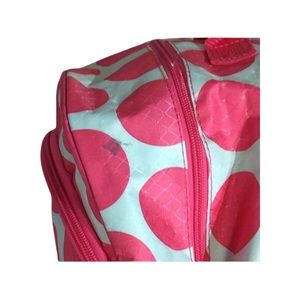 thirty-one | Accessories | Thirty One Pink Light Gray Polka Dot ...